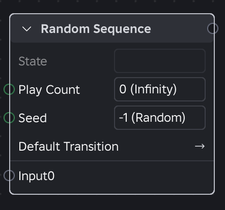 Random Sequence node