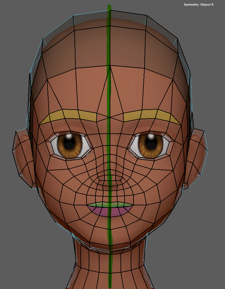 Line up neck cage part